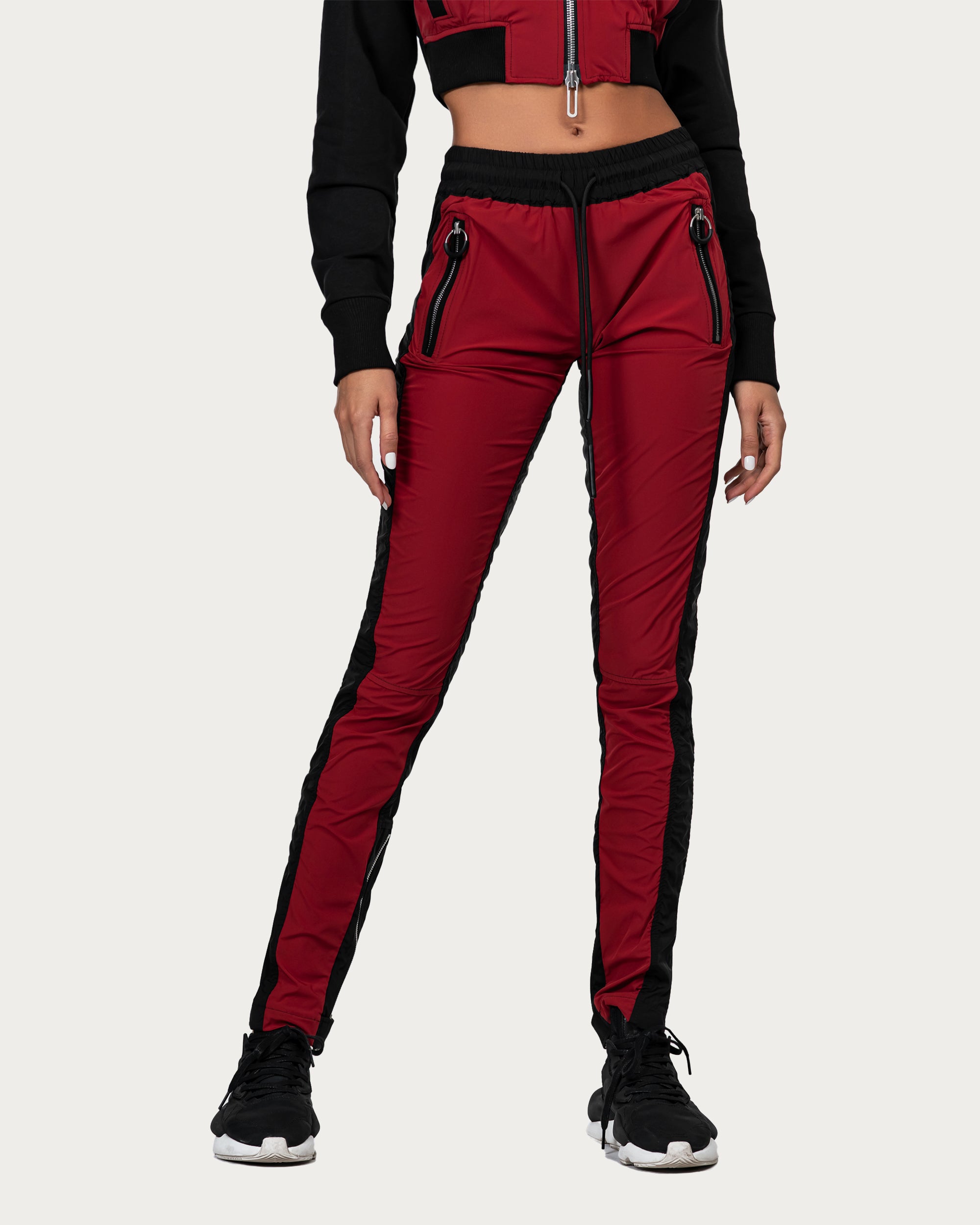 Pantaloni femei Zip track pants - P22425 - Colectia urbana